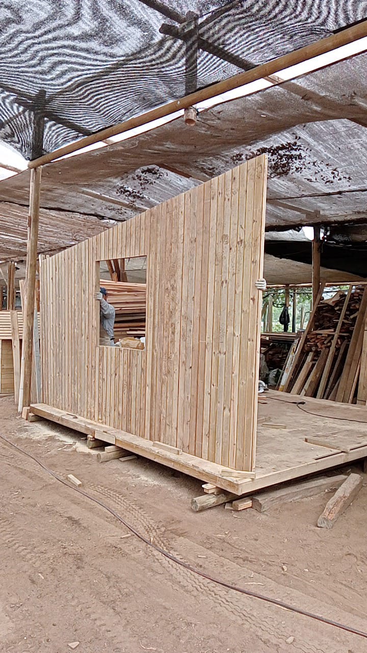 Cabañas de madera sencillas pero bonitas